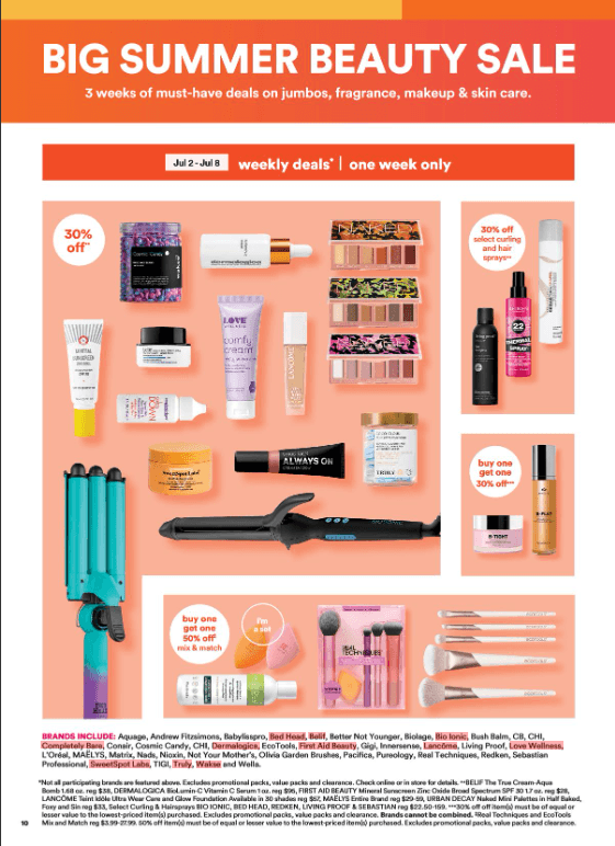 Ulta Beauty Weekly Ad June 25 – July 15, 2023