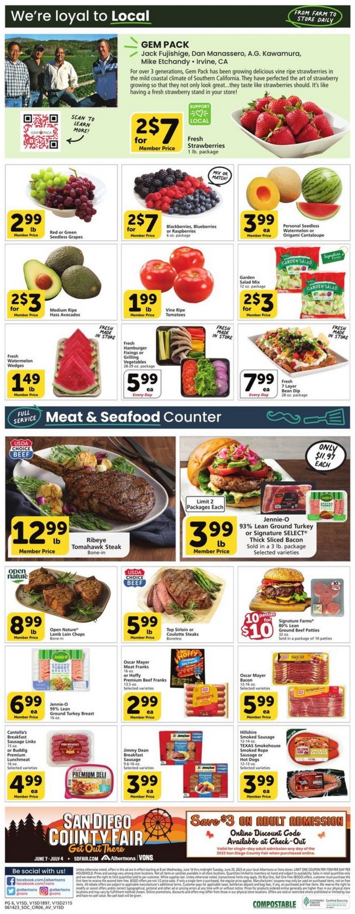 Vons Weekly Ad Jun 14 – Jun 20, 2023 (Father's Day Promotion Included)