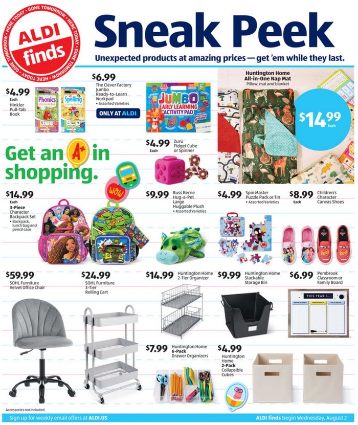 ALDI Sneak Peak In-Store Ad Aug 02 – Aug 08, 2023
