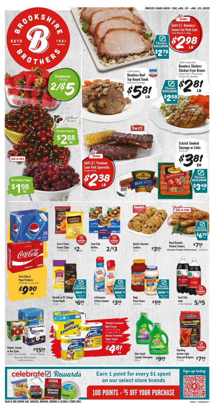 Brookshire Brothers Weekly Ad Jul 19 – Jul 25, 2023