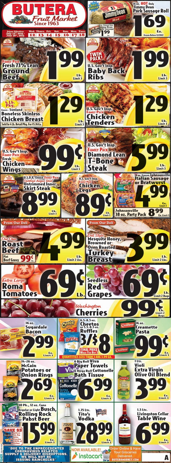 Butera Weekly Ad Jul 12 – Jul 18, 2023