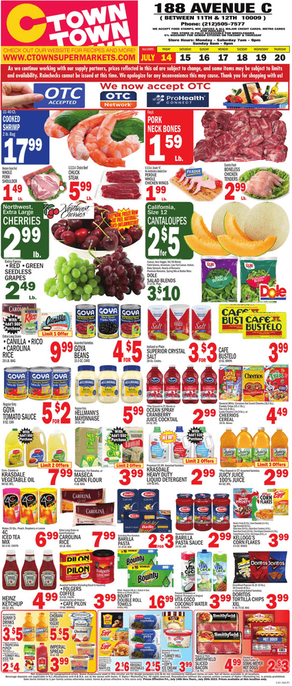 C-Town Weekly Ad July 14 – July 20, 2023