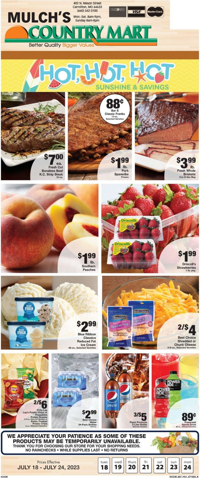 Country Mart Weekly Ad July 18 – July 24, 2023