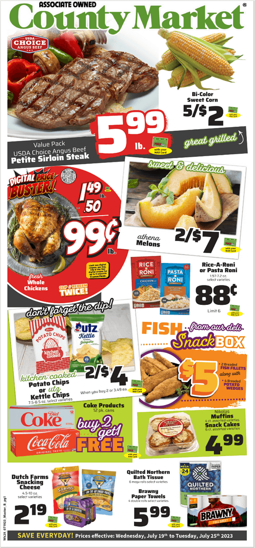 County Market Weekly Ad July 19 – July 25, 2023