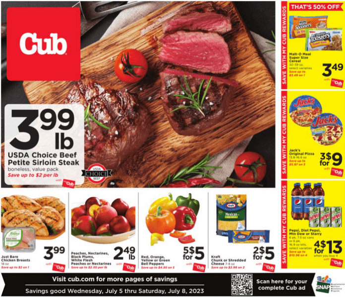 Cub Foods Weekly Ad July 05 – July 08, 2023