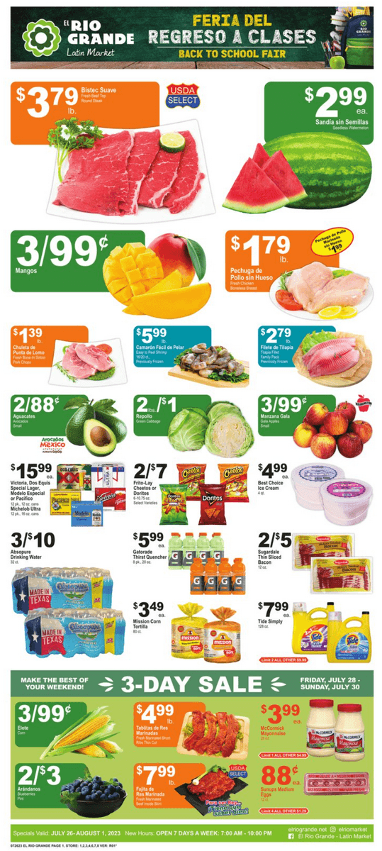 El Rio Grande Weekly Ad Jul 26 – Aug 01, 2023