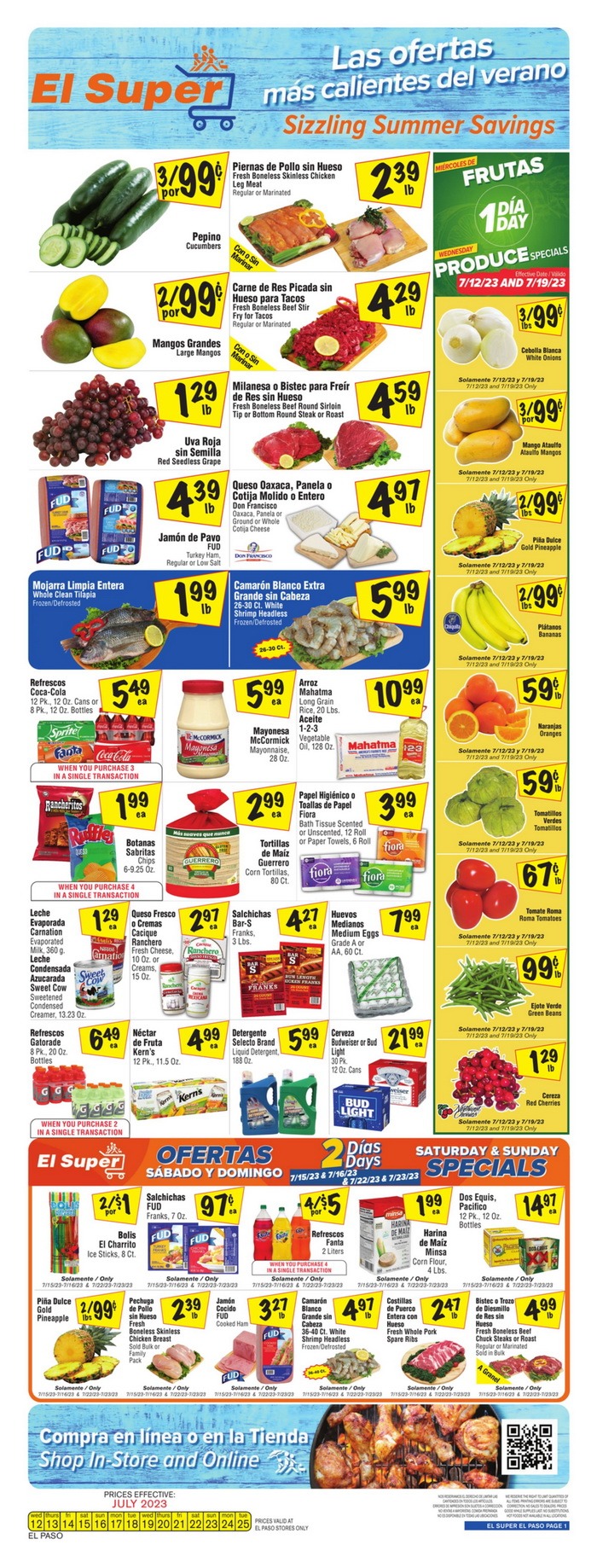 El Super Weekly Ad Jul 12 – Jul 25, 2023