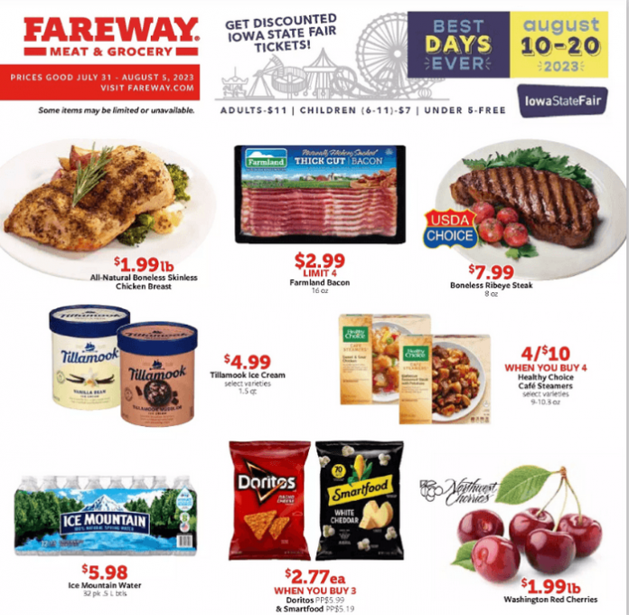 Fareway Weekly Ad Jul 31 – Aug 05, 2023
