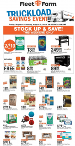 Fleet Farm Weekly Ad Aug 04 – Aug 06, 2023