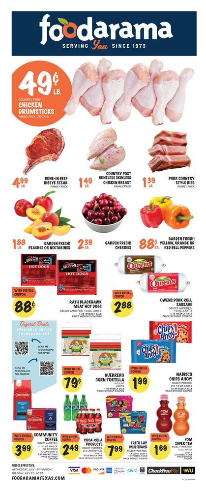 Foodarama Weekly Ad July 19 – July 25, 2023