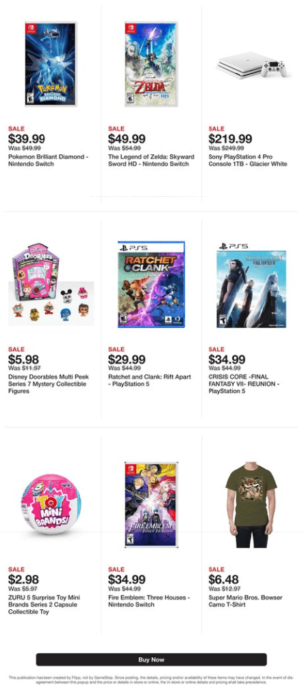 GameStop Weekly Ad July 04 – July 09, 2023