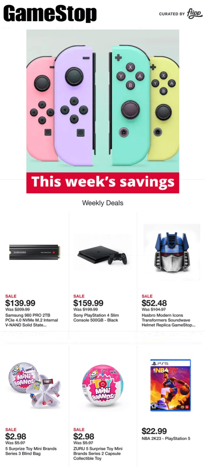 GameStop Weekly Ad July 24 – July 30, 2023