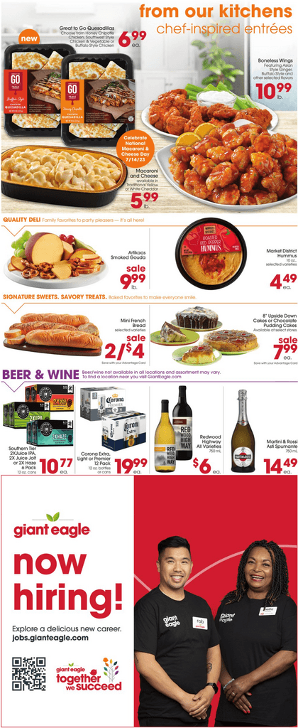 Giant Eagle Weekly Ad July 13 – July 19, 2023
