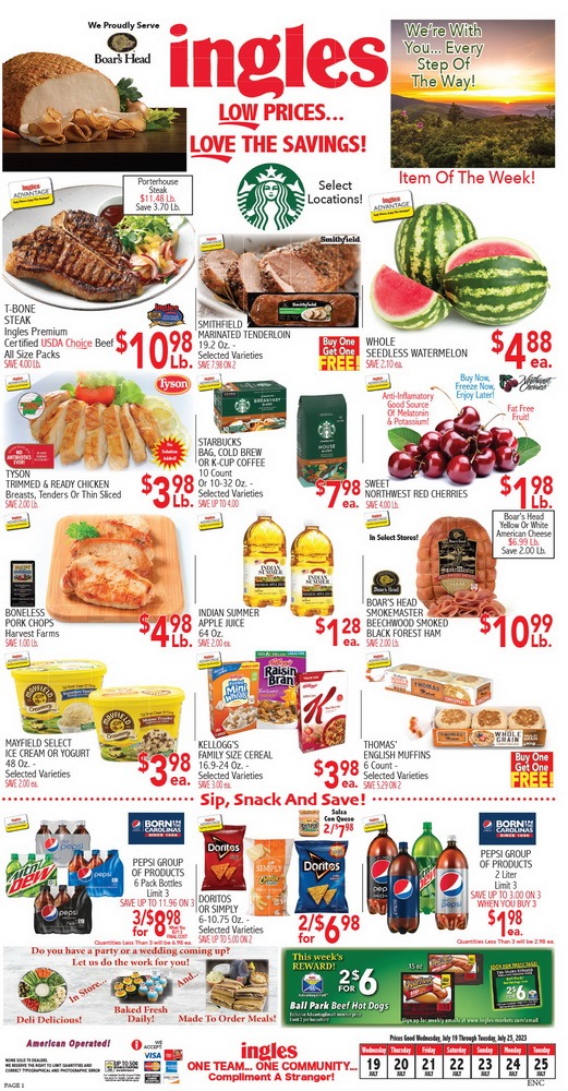 Ingles Weekly Ad July 19 – July 25, 2023
