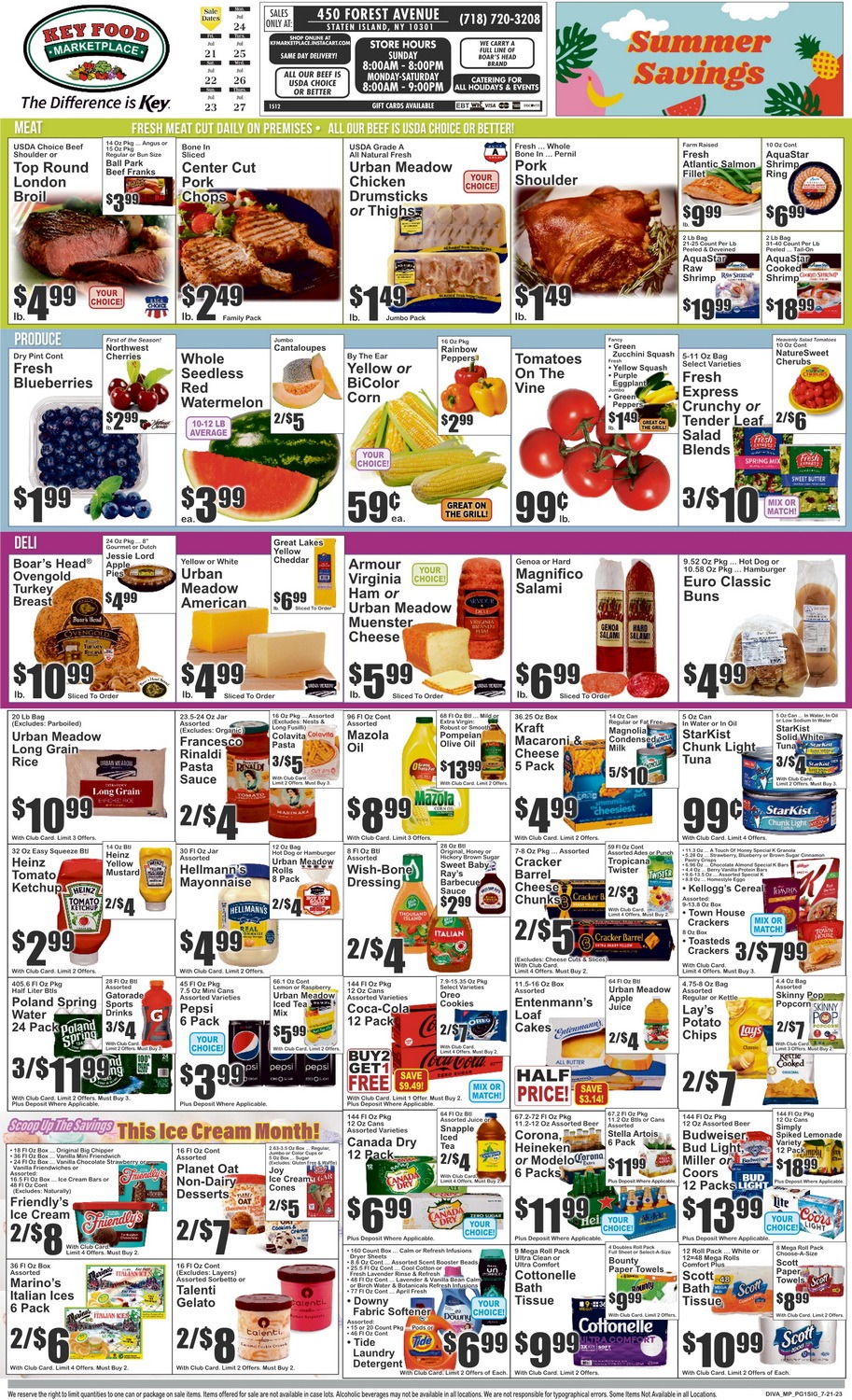 Key Food Weekly Ad Jul 21 – Jul 27, 2023
