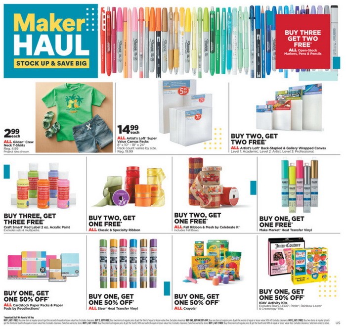 Michaels Weekly Sale Jul 30 – Aug 05, 2023