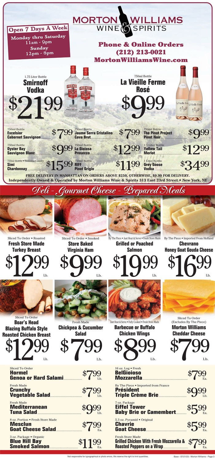 Morton Williams Weekly Ad July 21 – July 27, 2023