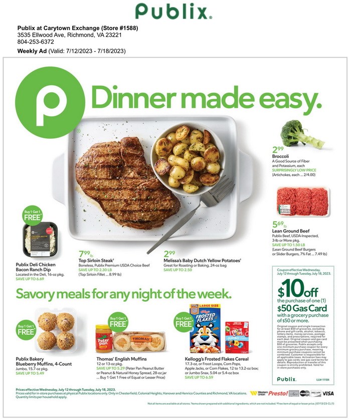 Publix Weekly Ad July 12 – July 18, 2023