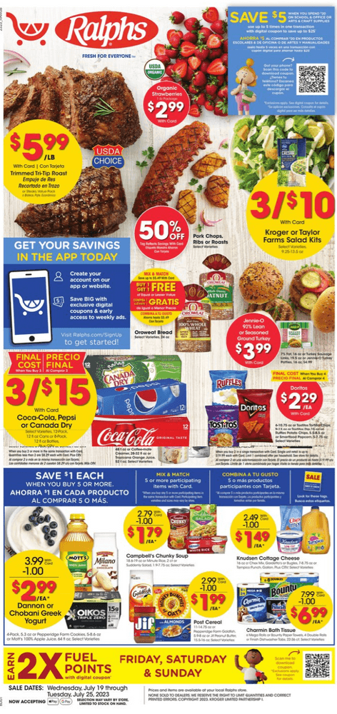 Ralphs Weekly Ad Jul 19 – Jul 25, 2023