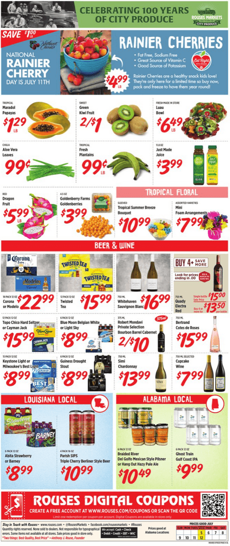 Rouses Weekly Ad July 05 – July 12, 2023