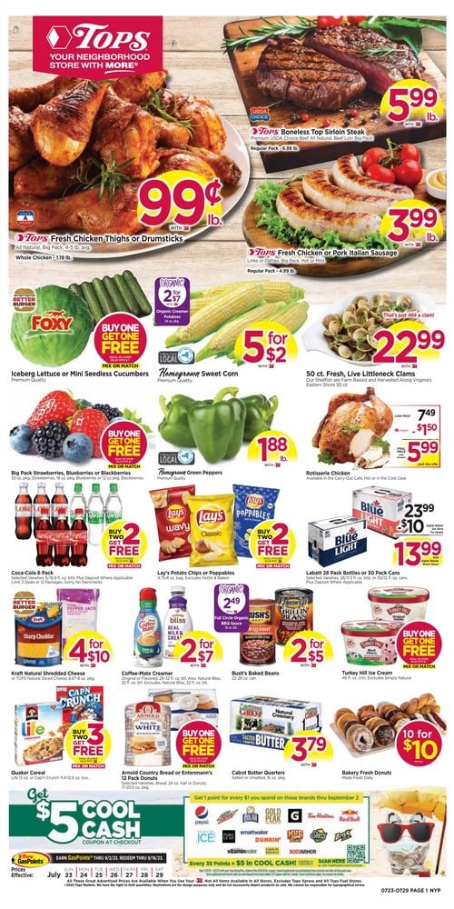 Tops Weekly Ad July 23 – July 29, 2023
