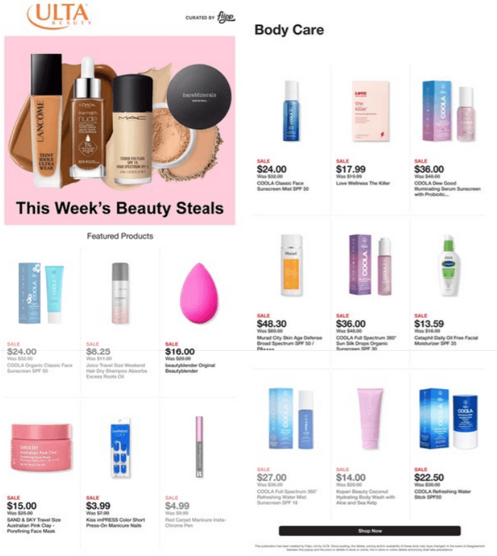 Ulta Beauty Weekly Ad July 17 – July 23, 2023