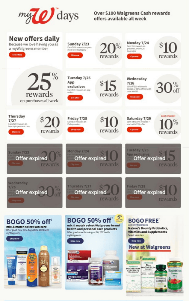 Walgreens Weekly Ad July 23 – July 29, 2023