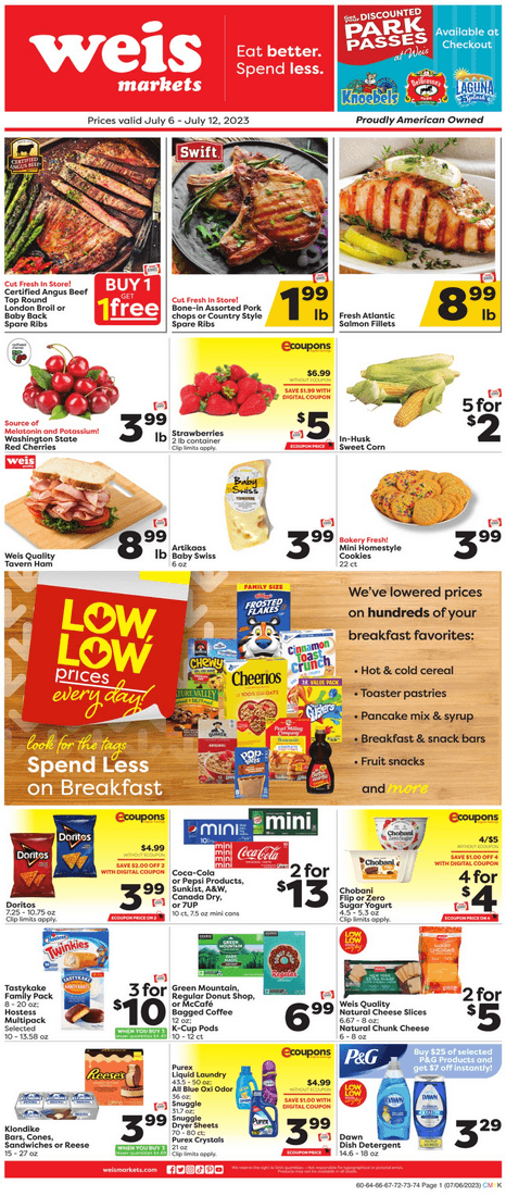 Weis Markets Weekly Sale Ad Jul 06 – Jul 12, 2023
