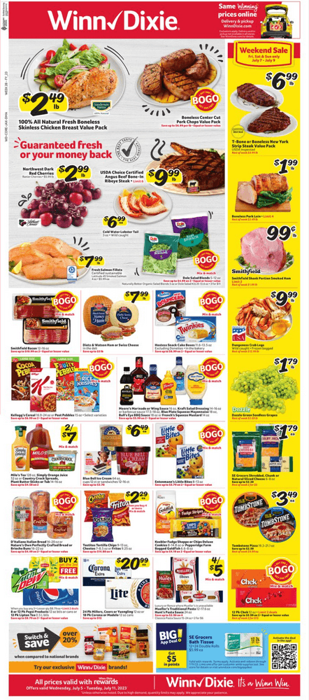 Winn-Dixie Weekly Ad Jul 05 – Jul 11, 2023
