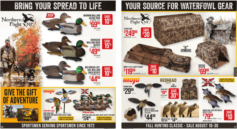 Bass Pro Shops Fall Hunting Classic Sale Aug 10 – Aug 30, 2023