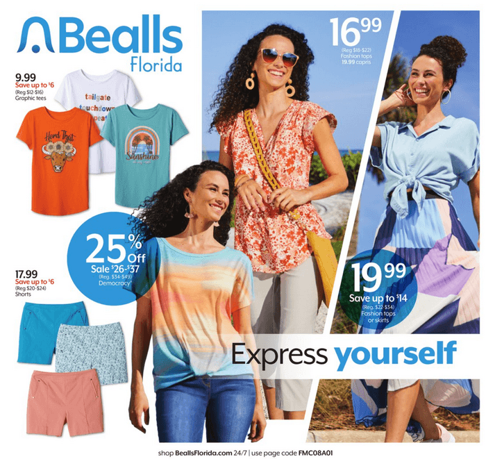 Bealls Weekly Ad Aug 16 – Aug 22, 2023