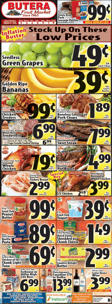 Butera Weekly Ad Aug 02 – Aug 08, 2023