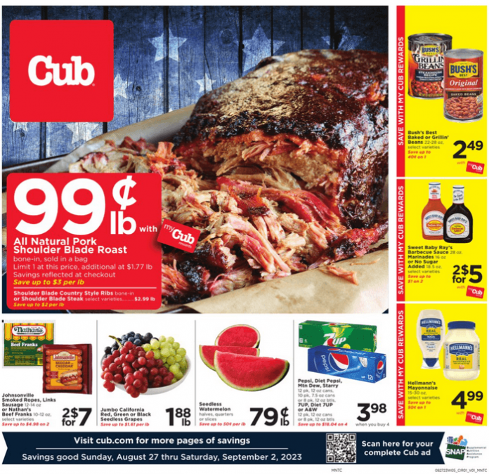 Cub Foods Weekly Ad Aug 27 – Sep 02, 2023