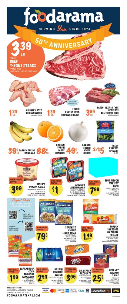 Foodarama Weekly Ad Aug 16 – Aug 22, 2023