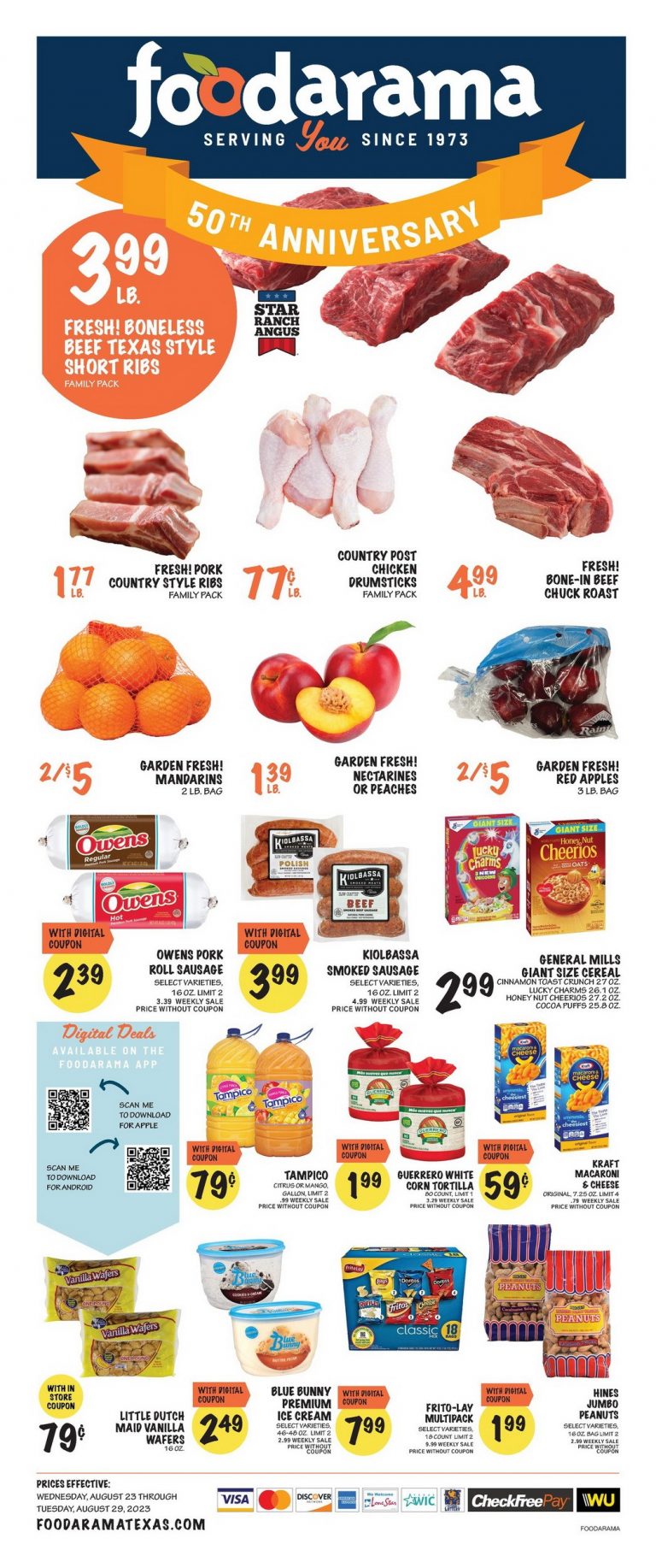 Foodarama Weekly Ad Aug 23 – Sep 29, 2023
