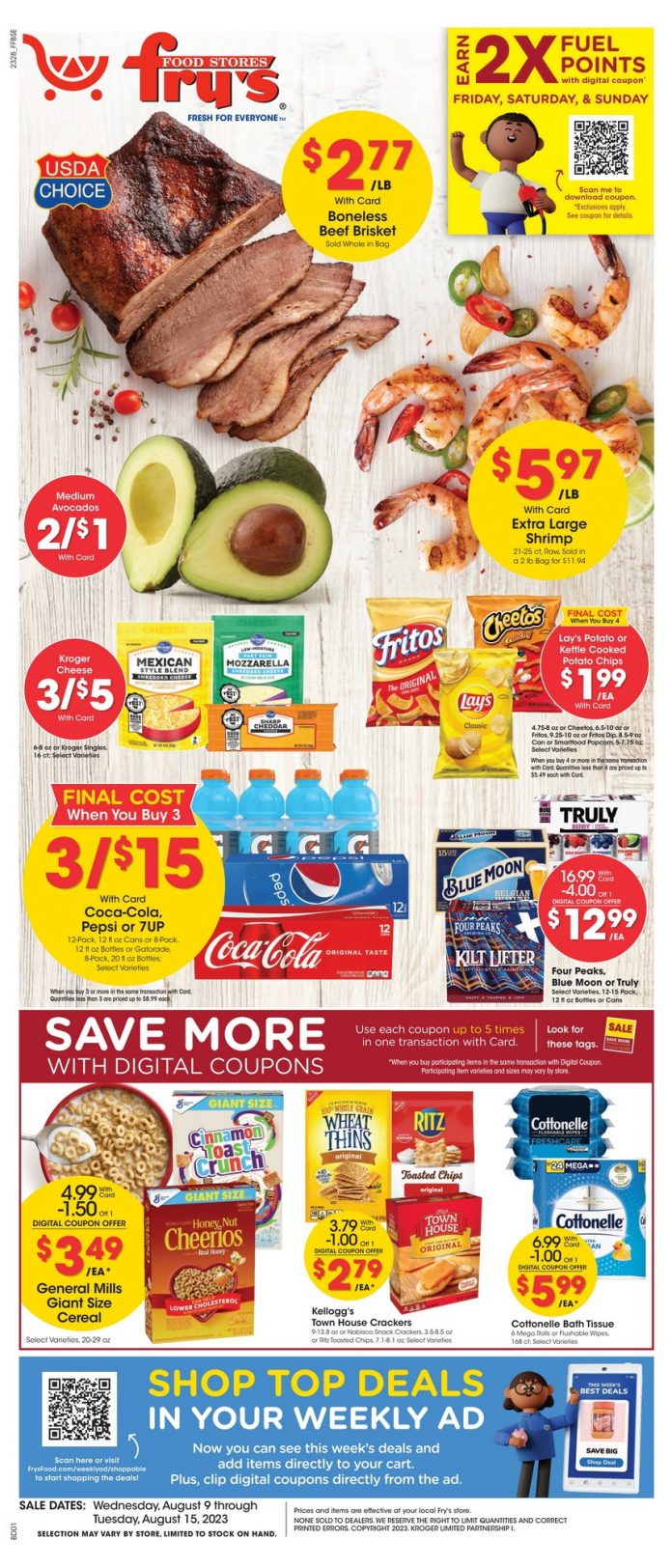 Fry's Food Weekly Ad Aug 09 – Aug 15, 2023