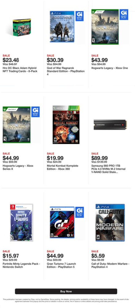 GameStop Weekly Ad Aug 08 – Aug 13, 2023