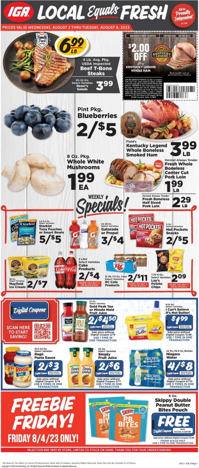 IGA Weekly Ad Aug 02 – Aug 08, 2023
