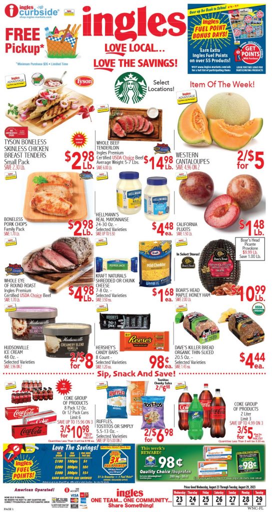 Ingles Weekly Ad Aug 23 – Aug 29, 2023