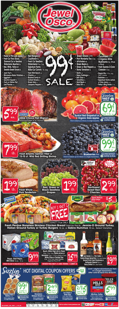 Jewel Osco Weekly Ad Aug 16 – Aug 22, 2023