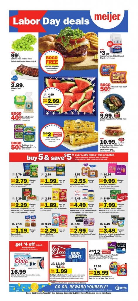 Meijer Weekly Ad Aug 27 – Sep 02, 2023 (Labor Day Promotion Included)