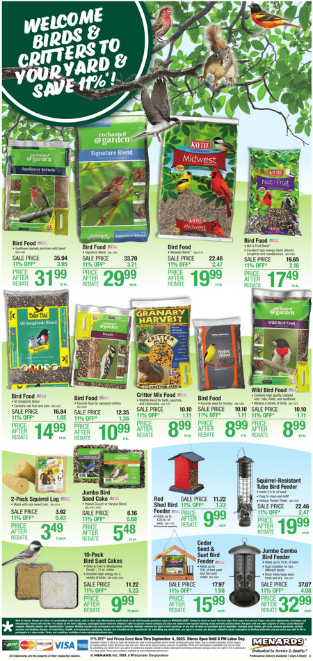 Menards Home Essentials Sale Aug 24 – Sep 04, 2023 (Labor Day Promotion ...