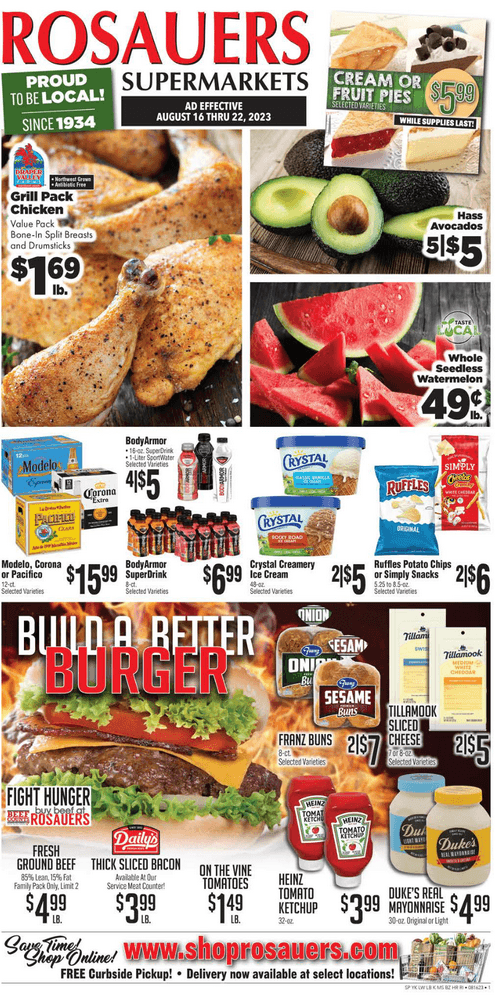 Rosauers Weekly Ad Aug 16 – Aug 22, 2023