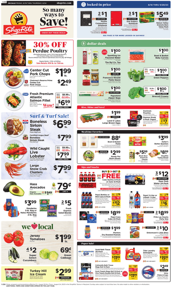 ShopRite Weekly Ad Aug 18 – Aug 24, 2023