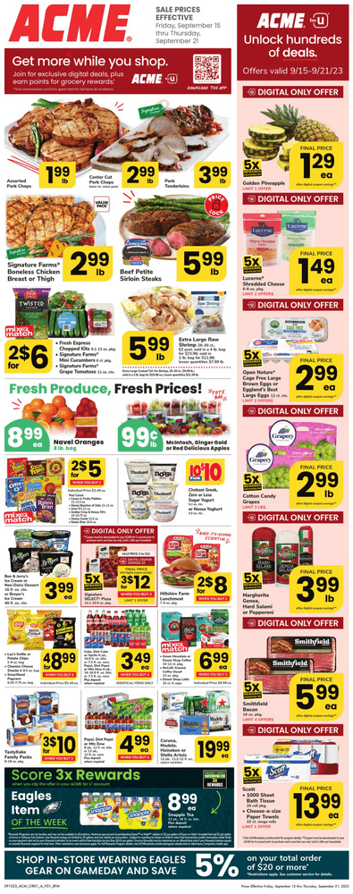 ACME Weekly Ad Sep 15 – Sep 21, 2023