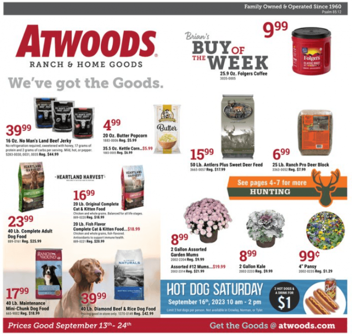 Atwoods Weekly Ad Sep 13 – Sep 24, 2023