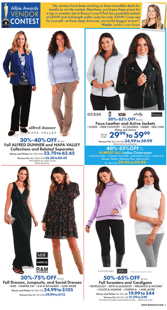 Boscov's Weekly Ad Sep 05 – Sep 06, 2023