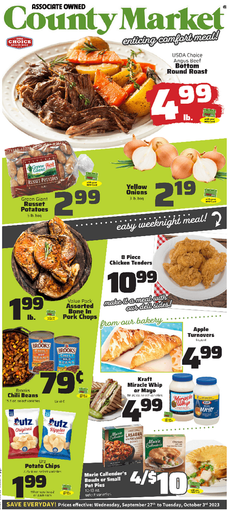 County Market Weekly Ad Sep 27 – Oct 03, 2023
