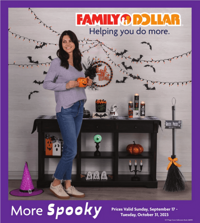 Family Dollar Halloween Sale Sep 17 – Oct 31, 2023