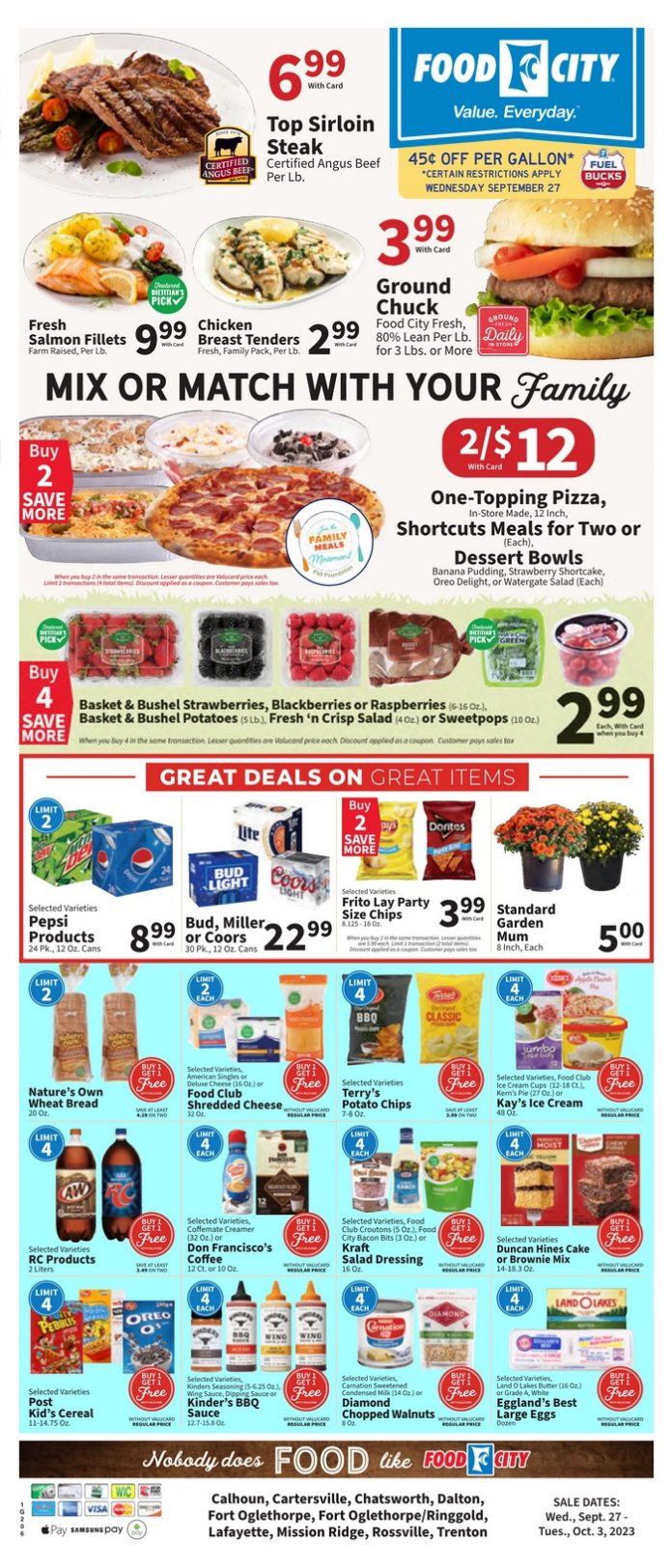 Food City Weekly Ad Sep 27 – Oct 03, 2023